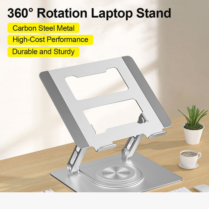 360° Foldable Rotating Laptop Stand – Alifdaraz
